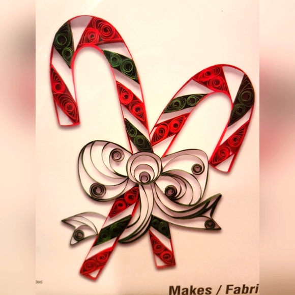 Collections | Art | Diy Quilling Craft Kit Nwt Christmas Candy Cane ...